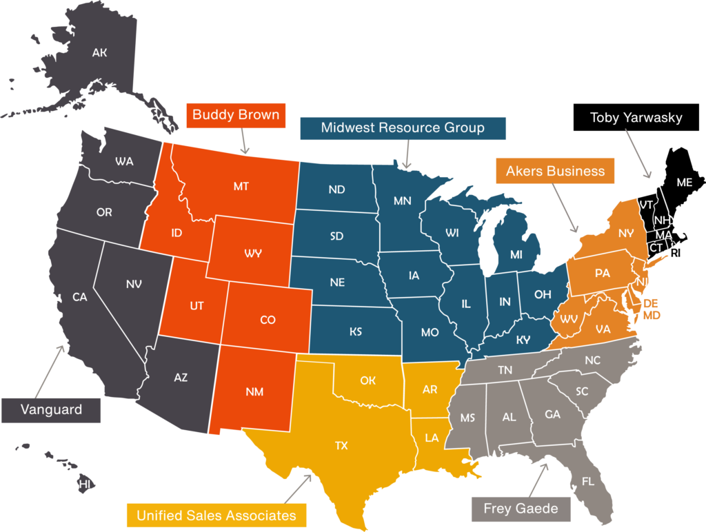 Dealer Map - Diversified Spaces