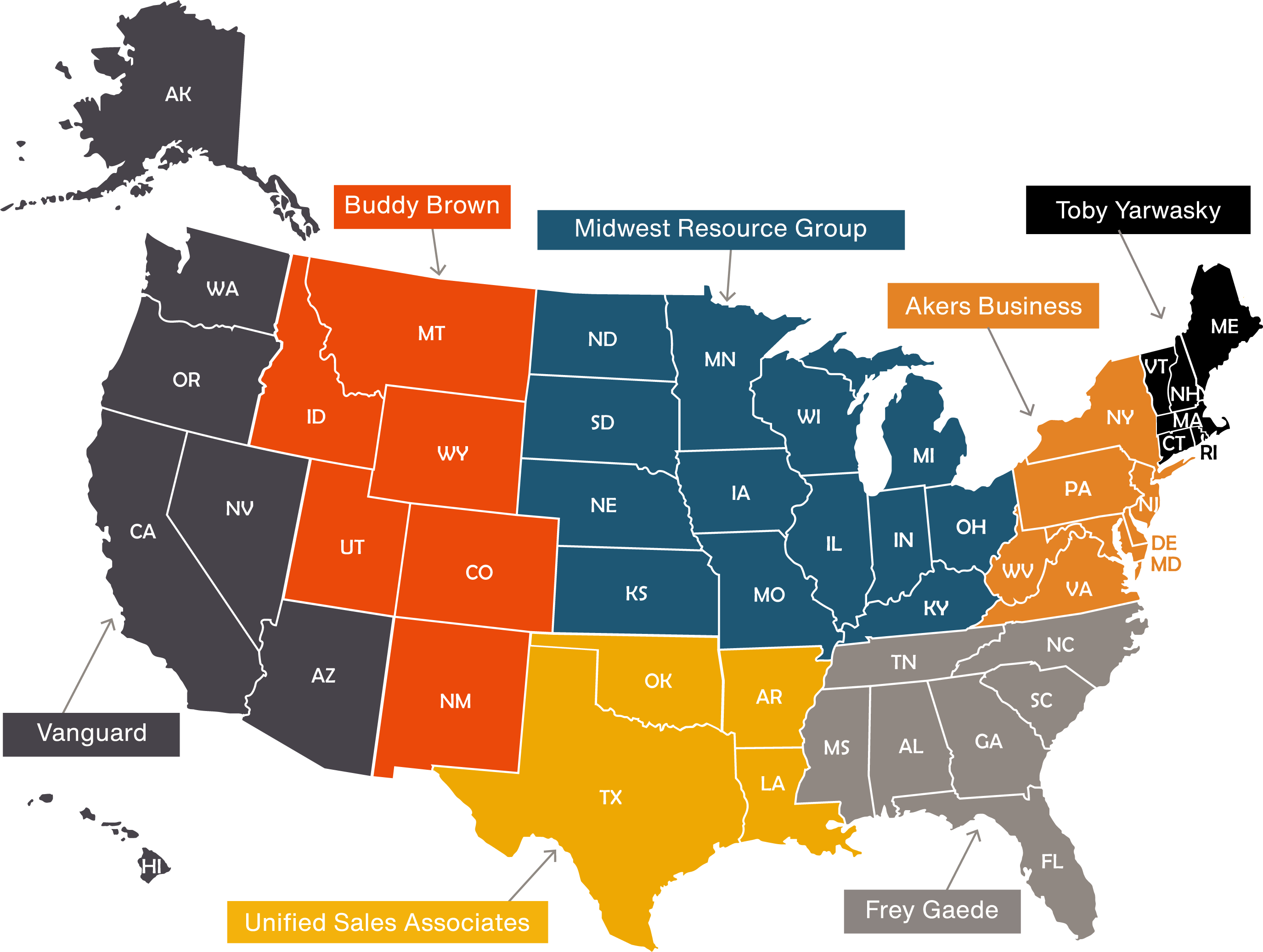 Dealer Map - Diversified Spaces